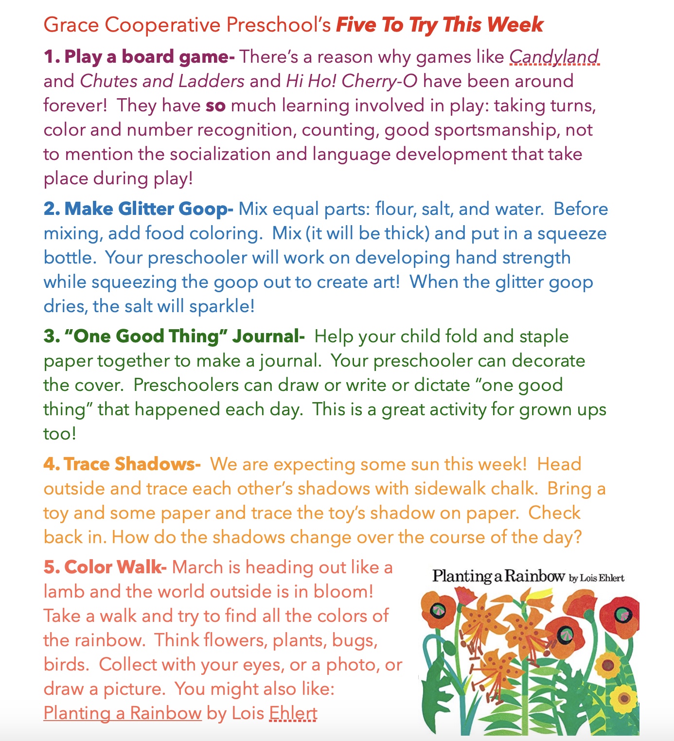 Blog – Page 2 – Grace Cooperative Preschool